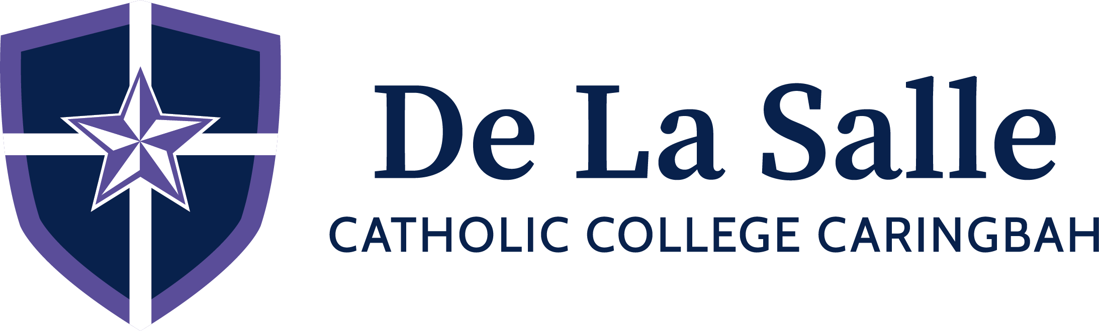 DLSCC Caringbah crest horizontal RGB | De La Salle Catholic College ...